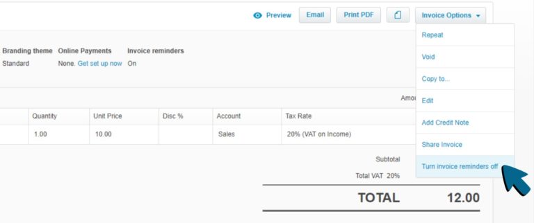 How do I send automatic invoice reminders to customers in Xero? - Xenon Connect