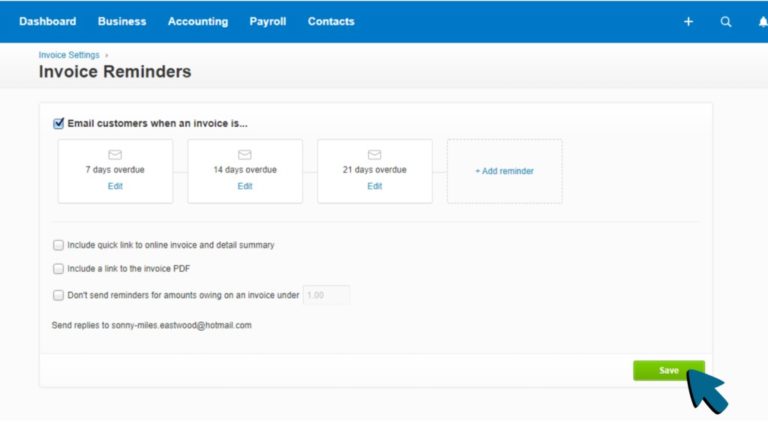 How do I send automatic invoice reminders to customers in Xero? - Xenon Connect