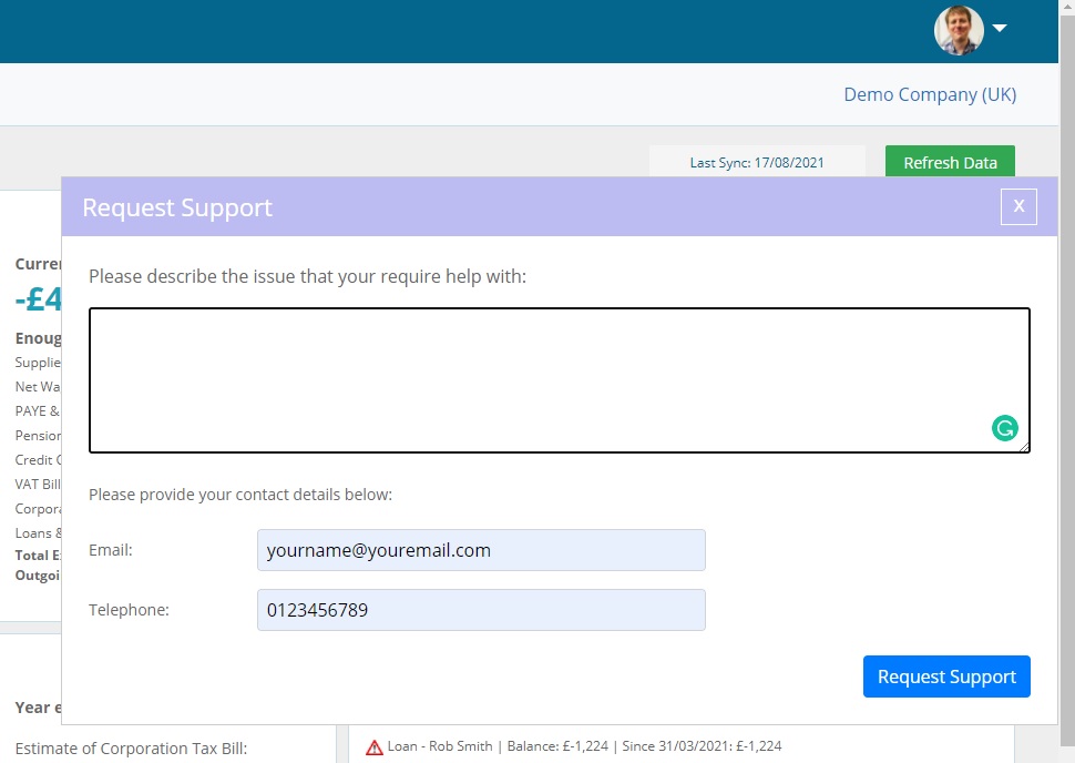 How do I request support for my account? - Xenon Connect